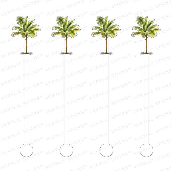 PALM TREE ACRYLIC STIR STICKS – XO ACRYLICS | ACRYLIC STICKS
