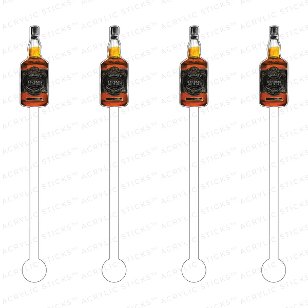 BOURBON WHISKEY ACRYLIC STIR STICKS – ACRYLIC STICKS TM