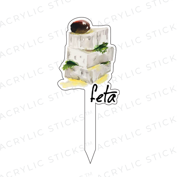 FETA FROMAGE ACRYLIC STICK – XO ACRYLICS | ACRYLIC STICKS