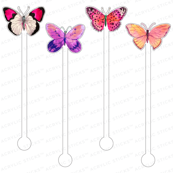 SPRING FLUTTER ACRYLIC STIR STICKS COMBO – XO ACRYLICS | ACRYLIC STICKS