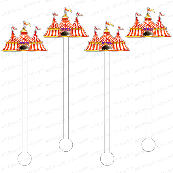 CIRCUS TENT ACRYLIC STIR STICKS – XO ACRYLICS | ACRYLIC STICKS