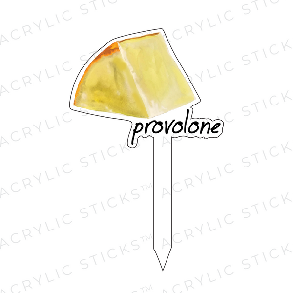 PROVOLONE FROMAGE ACRYLIC STICK – XO ACRYLICS | ACRYLIC STICKS