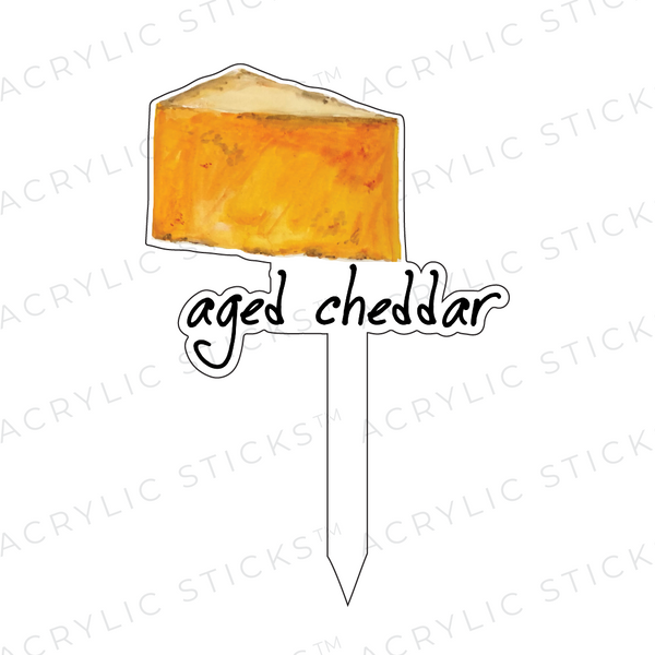 AGED CHEDDAR FROMAGE ACRYLIC STICK – XO ACRYLICS | ACRYLIC STICKS