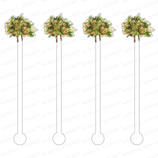 APPLE TREE ACRYLIC STIR STICKS – XO ACRYLICS | ACRYLIC STICKS